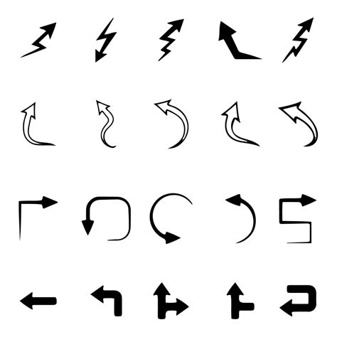 箭头素材 箭头模板 箭头图片免费下载 设图网