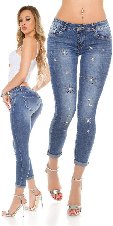 Dámske Džínsy S Dekoratívnymi Prvkami Najlepšiamódask Expensive
