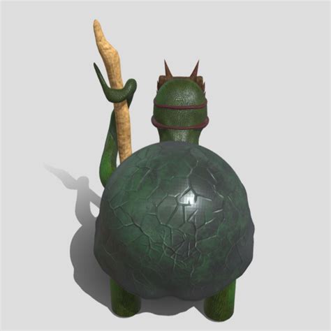 3d Model Fantasy Magic Turtle Turbosquid 1617920