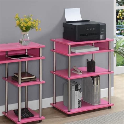 Pink Computer Printer