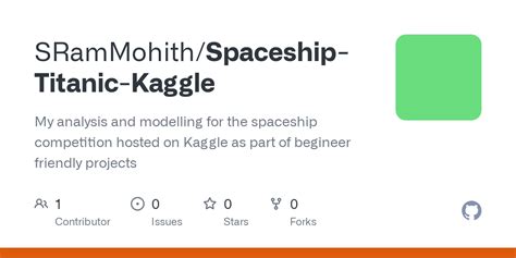 Spaceship Titanic Kagglemodelipynb At Main · Srammohithspaceship
