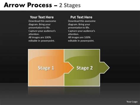 Business Framework Model Arrow Process Stages