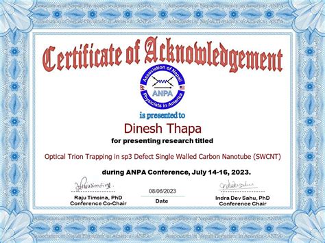 Dinesh Thapa Phd On Linkedin Thank You Anpa Association Of