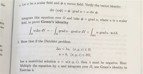 Solved to be a scalar field and φ a vector field Verify the Chegg com