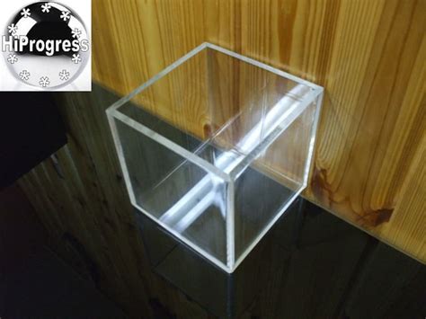Square Clear Acrylic Thick Open Lidless Box Different Sizes Etsy