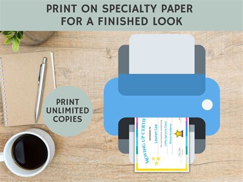 Editable Moving Up Certificate Prebabe Graduation Daycare Certificate Canva Template