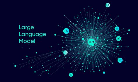 Illustration Of Abstract Stream Information With Cyan Line And Dot Big Data Technology Ai