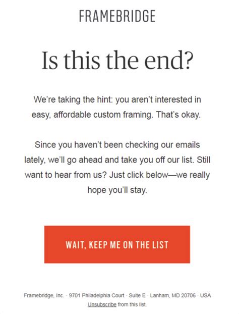 Product Sunset Email Template
