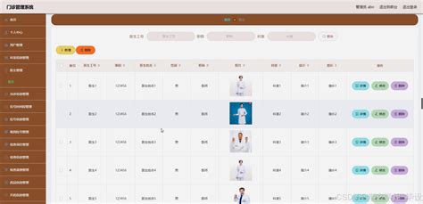 Springboot毕设 门诊管理系统 程序论文 Csdn博客