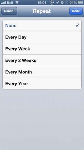 Scheduling Irregularly Recurring Events Ilounge