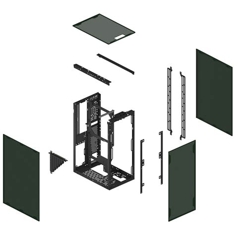 Buy SSUPD Meshroom S V Mini ITX Case Green With PCI E Cable SSU MESH S GN PCI PC Case