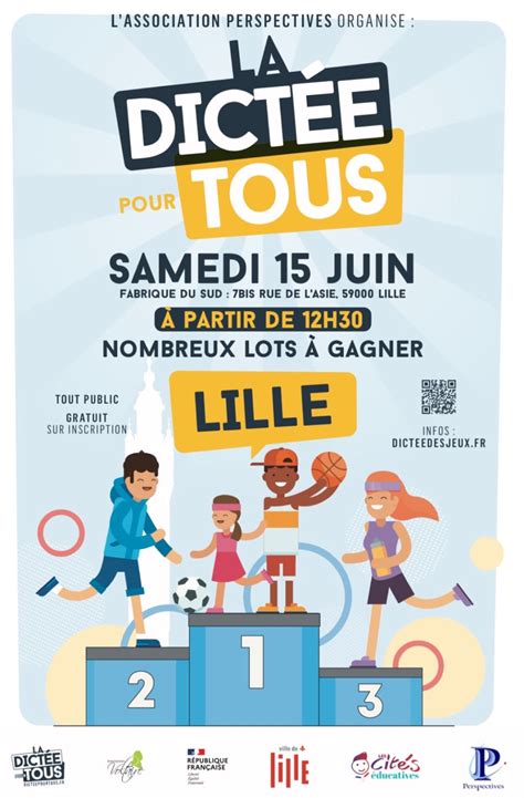 Dicteepourtous Gratuit Dictee Dictée Dicteepourtous Lille Abdellah Boudour