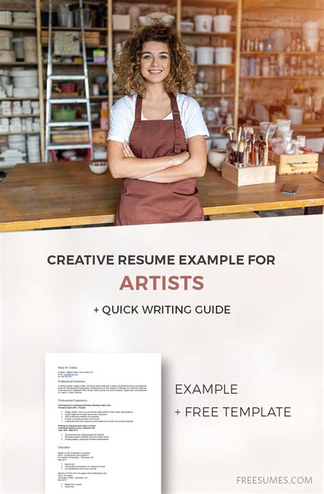 Maritza Erwin Artistic Resume Example And Quick Writing Guide