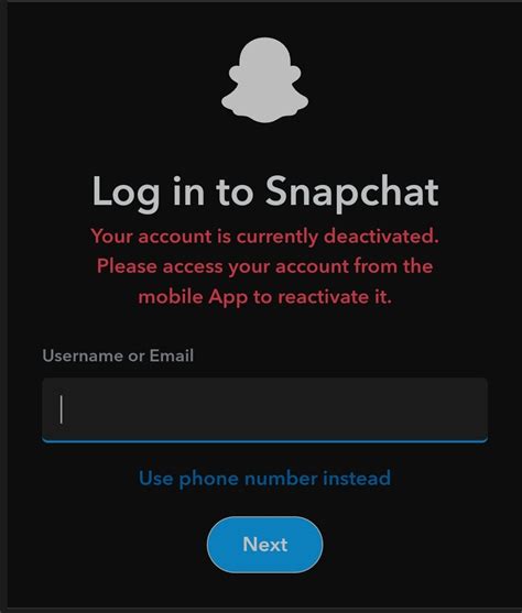 Account Deactivated After Permanently Locked R Snapchathelp