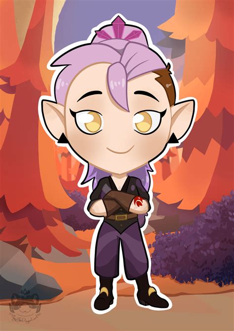 Amity Blight Time Skip Chibi By Maythedragonlord On Deviantart
