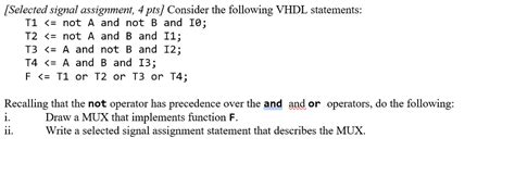 Solved Selected Signal Assignment 4 Pts Consider The