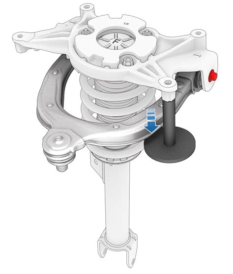 컨트롤 암 상단 전면 Lh구조용 팩 이외 탈거 및 교체