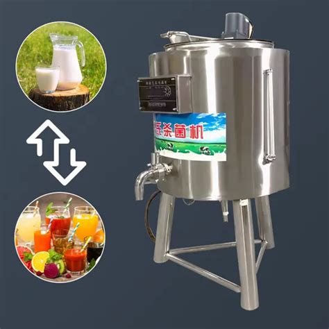 100l Low And High Temperature Pasteurization Machine Milk Ice Cream Pasteurizer Milk
