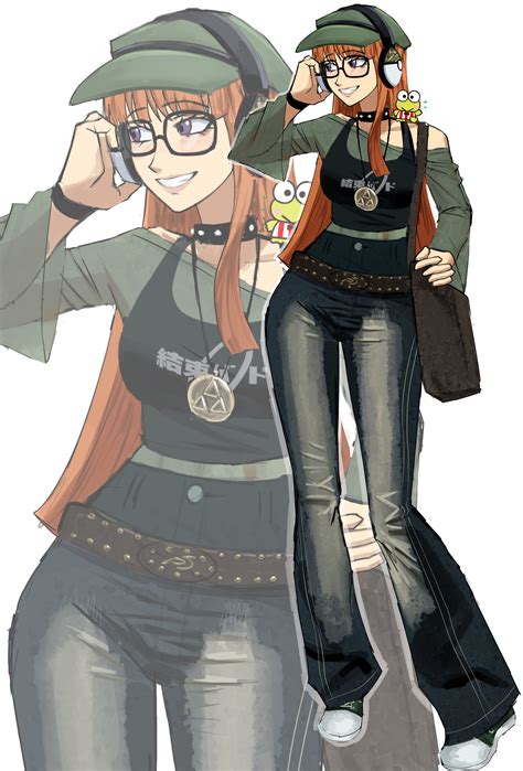 Chaosoded Hasunoue Keroppi Sakura Futaba Kero Kero Keroppi Persona