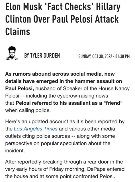 Elon Musk Applying Fact Checking Properly R Hillaryforprison