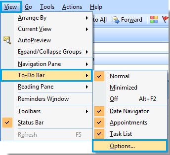 How To Hide Appointments And Events From To Do Bar In Outlook