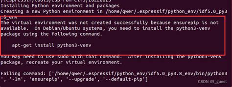 linux python3建立虚拟环境（ubuntu 18 4） apt install python3 8 venv csdn博客
