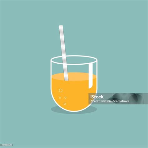 잔 또는 칵테일 주스 레모네이드의 와인 잔 윤곽선 디자인의 벡터 플랫 아이콘입니다 유리 음료 기호 흰색 배경에 고립 된 일러스트 알코올 실루엣 감귤류 과일에 대한 스톡 벡터