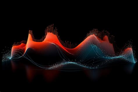 Motion Of Digital Data Flow Premium Ai Generated Image