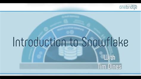 Introduction To Snowflake Youtube