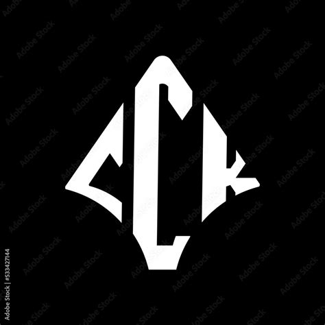 Cck Letter Logo Design Cck Modern Letter Logo With Black And White