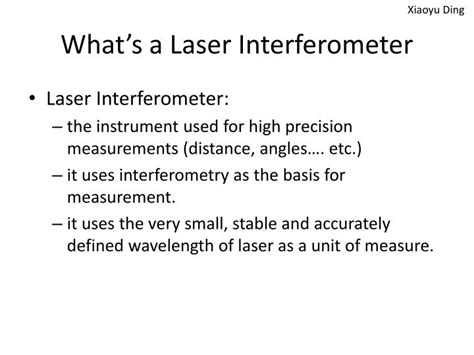 Ppt Laser Interferometer Powerpoint Presentation Id 7028135