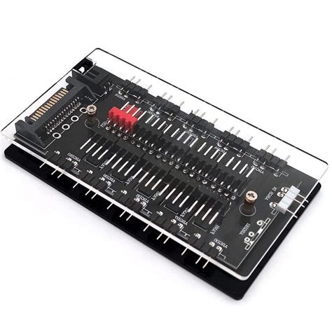 กลองควบคมไฟ 2 in 1 ARGB Fan Hub 4pin PWM 3pin 5V พรอม Remote Controller Shopee Thailand