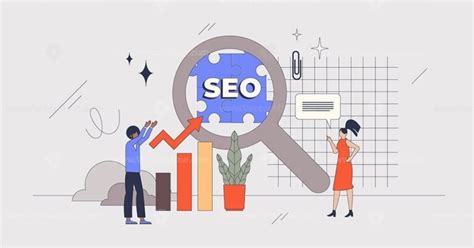 Seo Optimization And Data Funnel Results Analysis Retro Tiny Person
