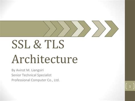Ssl Tls Protocol Ppt