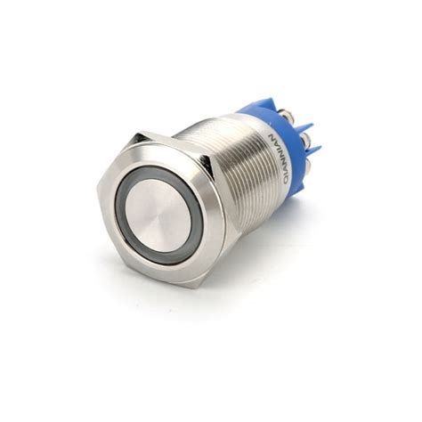 Qn Illumination Mm A VAC Momentary Latching Push Button Switch With LED Light Push