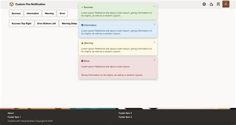 How To Use Oracle Visual Builder For Fire Notifications Sherif Bashar