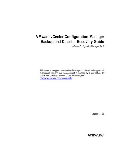 Pdf Backup And Disaster Recovery Guide Vmware Dokumen Tips