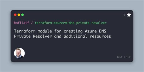 Terraform Module Azure Dns Private Resolver Azure