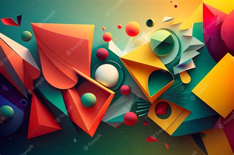 Premium Photo Geometric Overlapping Background Abstract Geometric