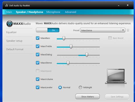 Realtek Semiconductor Corp Audio Device No Equalizer Maxx Audio Microsoft Community