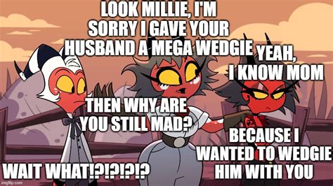 Lin Millie And Moxxie Wedgie Caption 1 By Gdhfvryyi On Deviantart