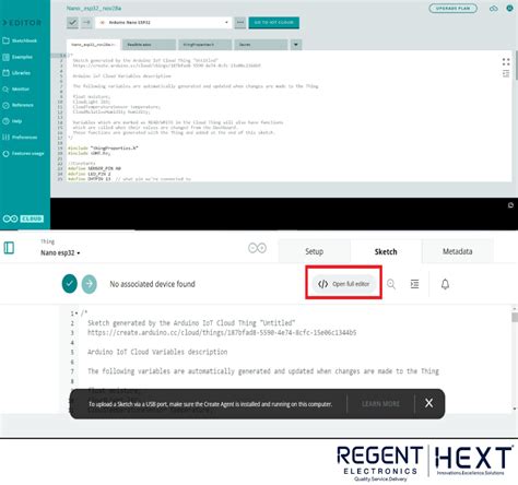 Iot Based Soil Moisture Monitoring On Arduino Cloud Using Arduino Nano Esp Regent Electronics
