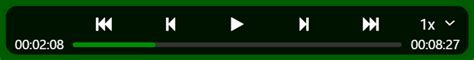 Game Replay Control Bar