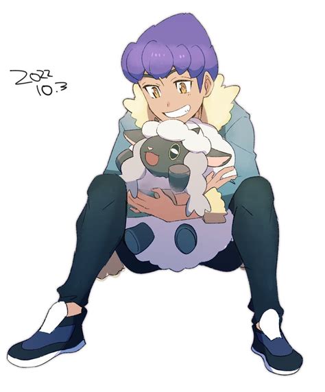 Hop And Wooloo Pokemon And More Drawn By Morio Poke Orio Danbooru