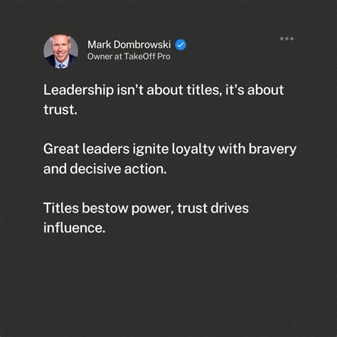 Mark Dombrowski Posted On Linkedin