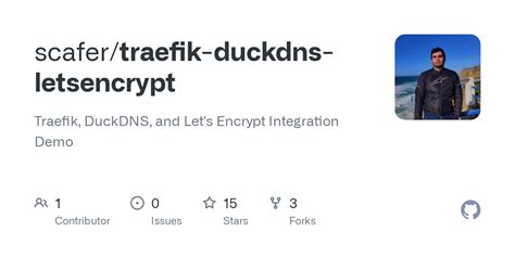 Traefik Duckdns Letsencryptdocker Composeyml At Main · Scafertraefik Duckdns Letsencrypt · Github