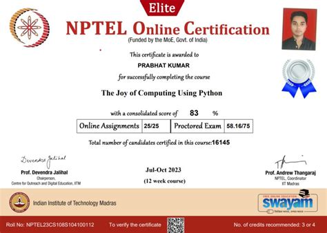 Nptel Python Prabhat Kumar