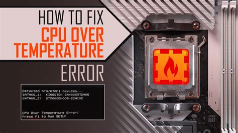 How To Fix The Cpu Over Temperature Error Step By Step