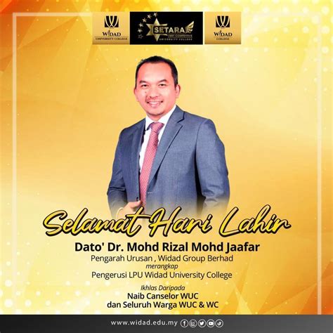Selamat Ulang Tahun Kelahiran Widad University College