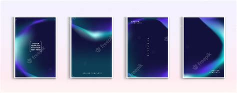 Premium Vector Pastel Gradient Backgrounds Vector Set Soft Tender Colourful Abstract Liquid
